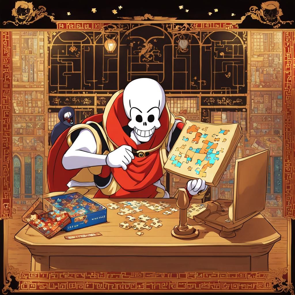 Papyrus working on another puzzle - AI Generated Artwork - NightCafe ...