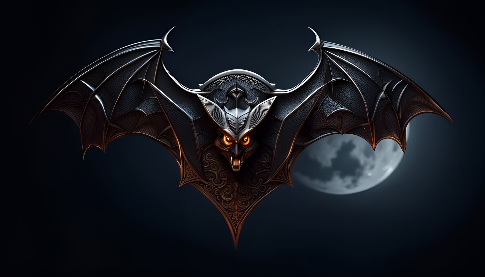 Bat Emblem (sort of...) - AI Generated Artwork - NightCafe Creator