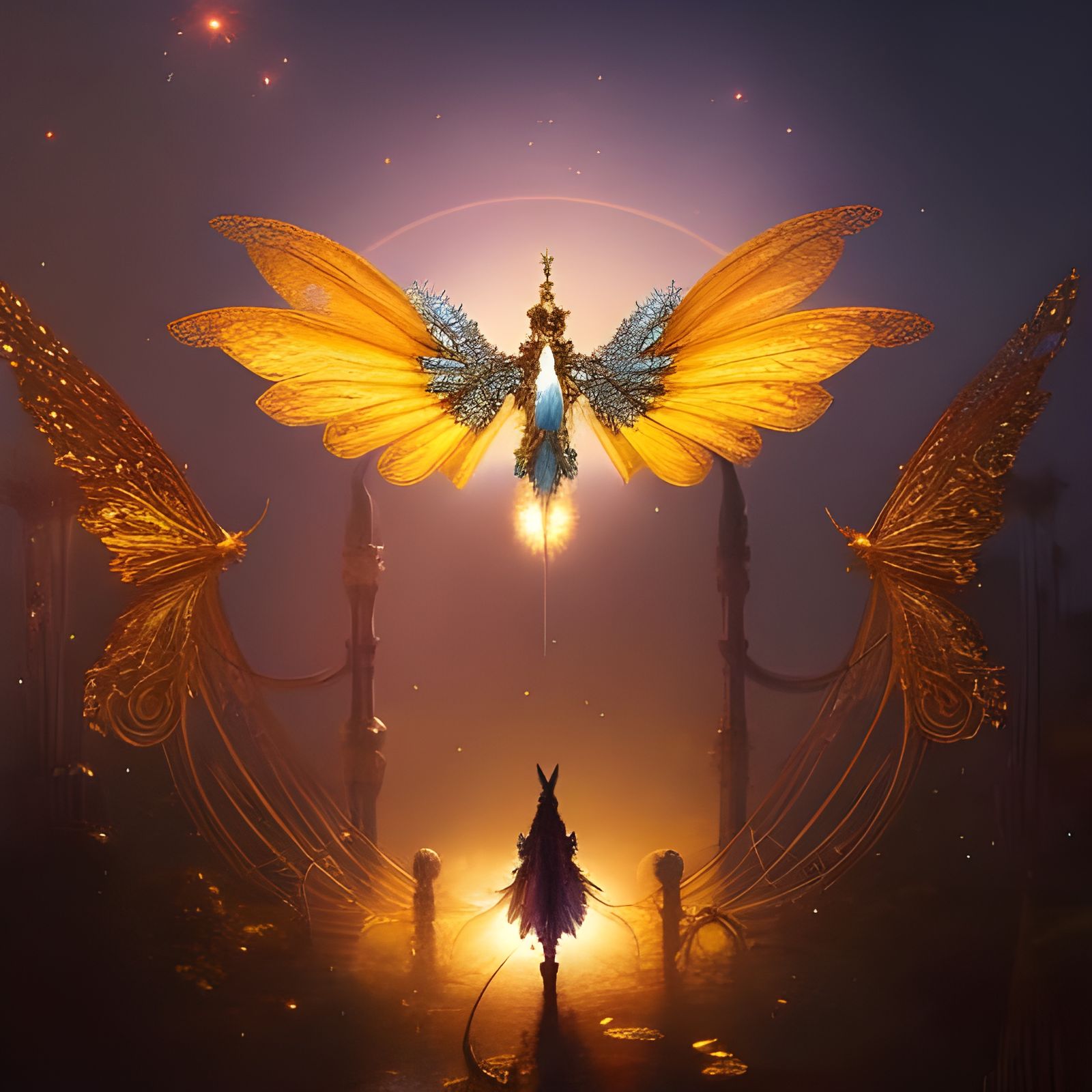Magic Butterfly - AI Generated Artwork - NightCafe Creator
