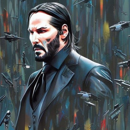 john wick - AI Generated Artwork - NightCafe Creator