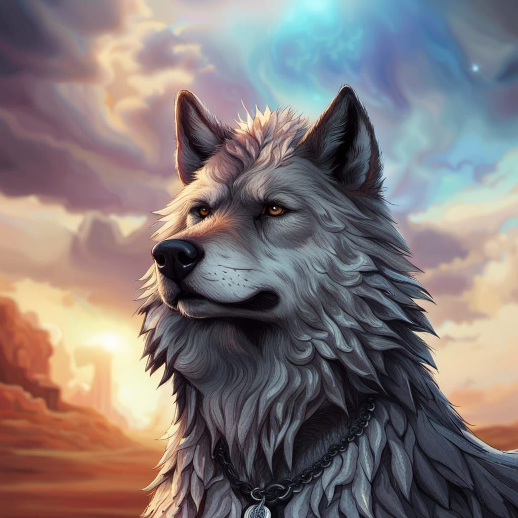 Ancient Wolf - AI Generated Artwork - NightCafe Creator