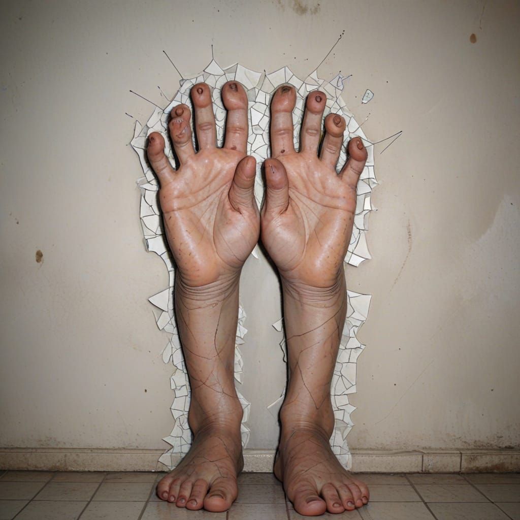 The Prompt is: ugly, tiling, poorly drawn hands, poorly drawn feet ...