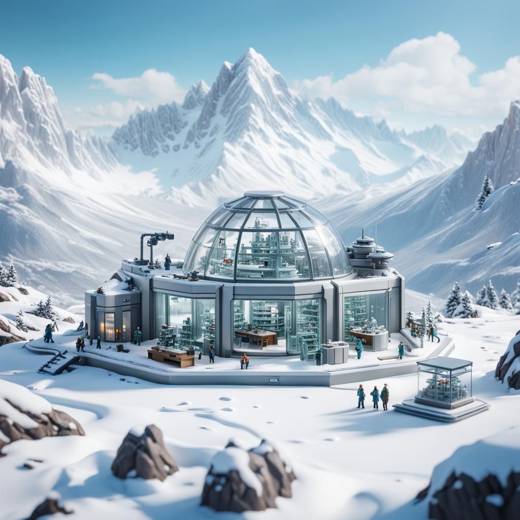 Snow Research - AI Generated Artwork - NightCafe Creator