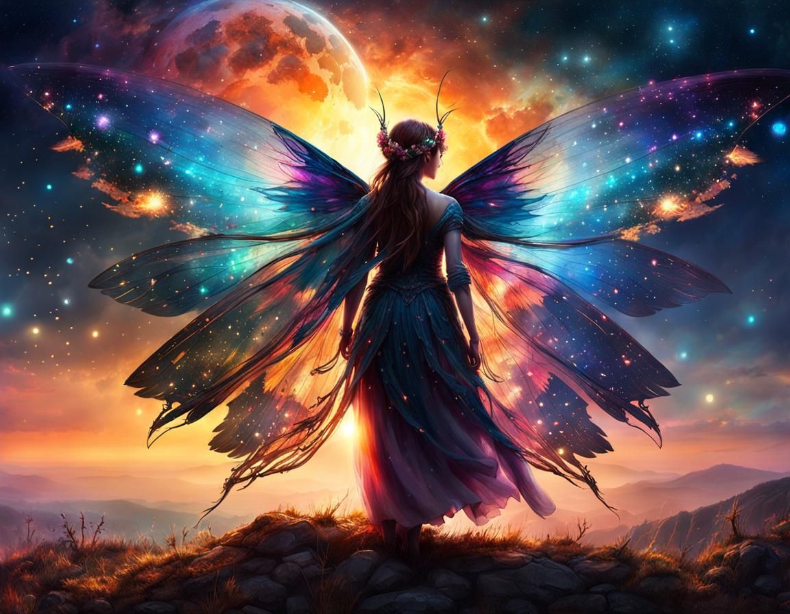 Space fairy 2 - AI Generated Artwork - NightCafe Creator