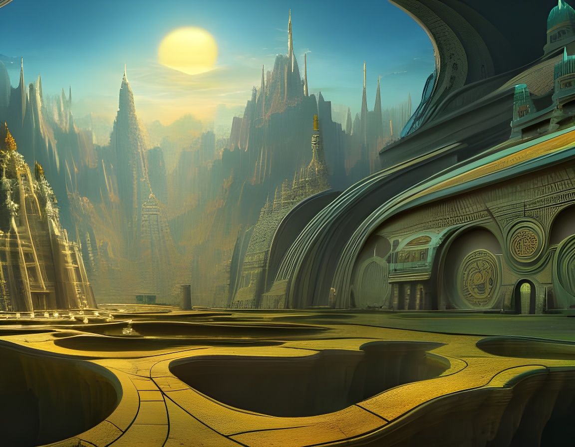 Pre-Flood Technology - AI Generated Artwork - NightCafe Creator