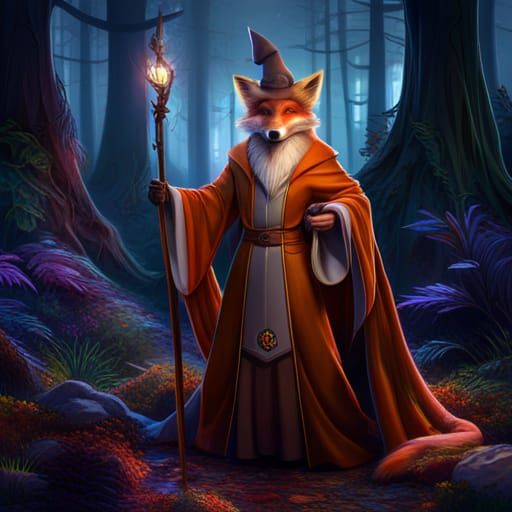 Fox Wizard - AI Generated Artwork - NightCafe Creator