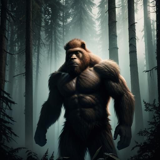 Bigfoot - AI Generated Artwork - NightCafe Creator