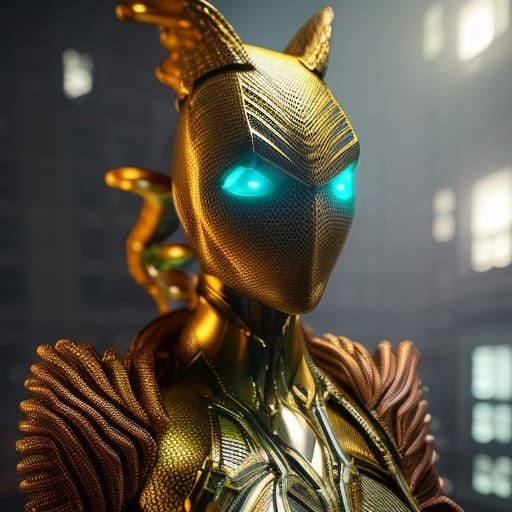 Alien cyborg - AI Generated Artwork - NightCafe Creator