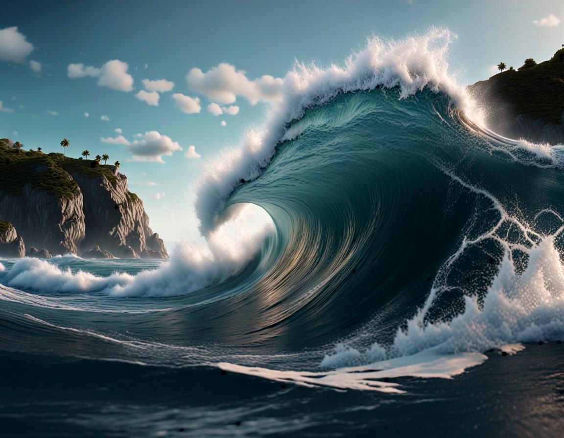 Rushing ocean waves they lash out violently on the soul. I see my eyes ...