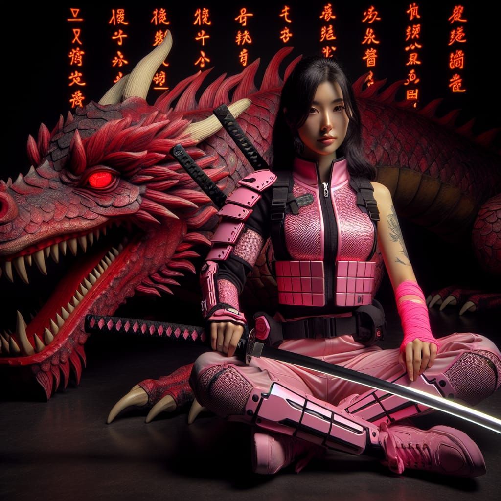 Tatsu Warrior - AI Generated Artwork - NightCafe Creator