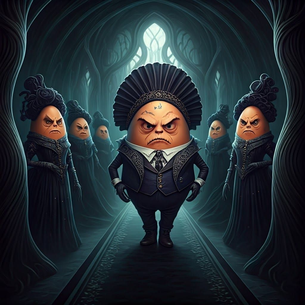 Ethereal Gothic Fashion Show with Anthropomorphic ... - AI Art