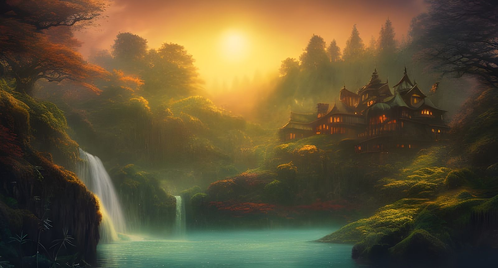 Hidden refuge - AI Generated Artwork - NightCafe Creator