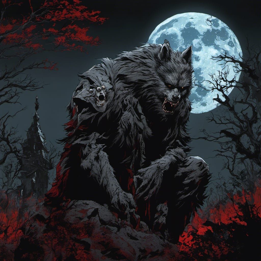 The Wolfman - AI Generated Artwork - NightCafe Creator