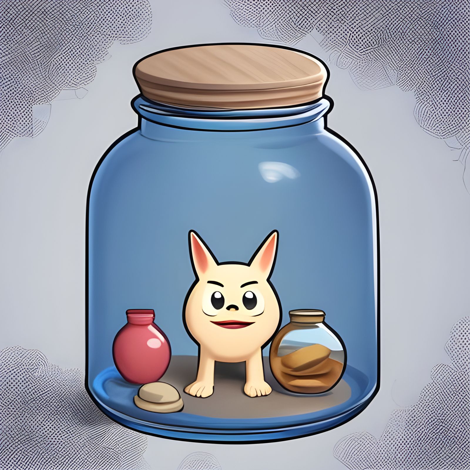 Thing In A Jar - AI Generated Artwork - NightCafe Creator