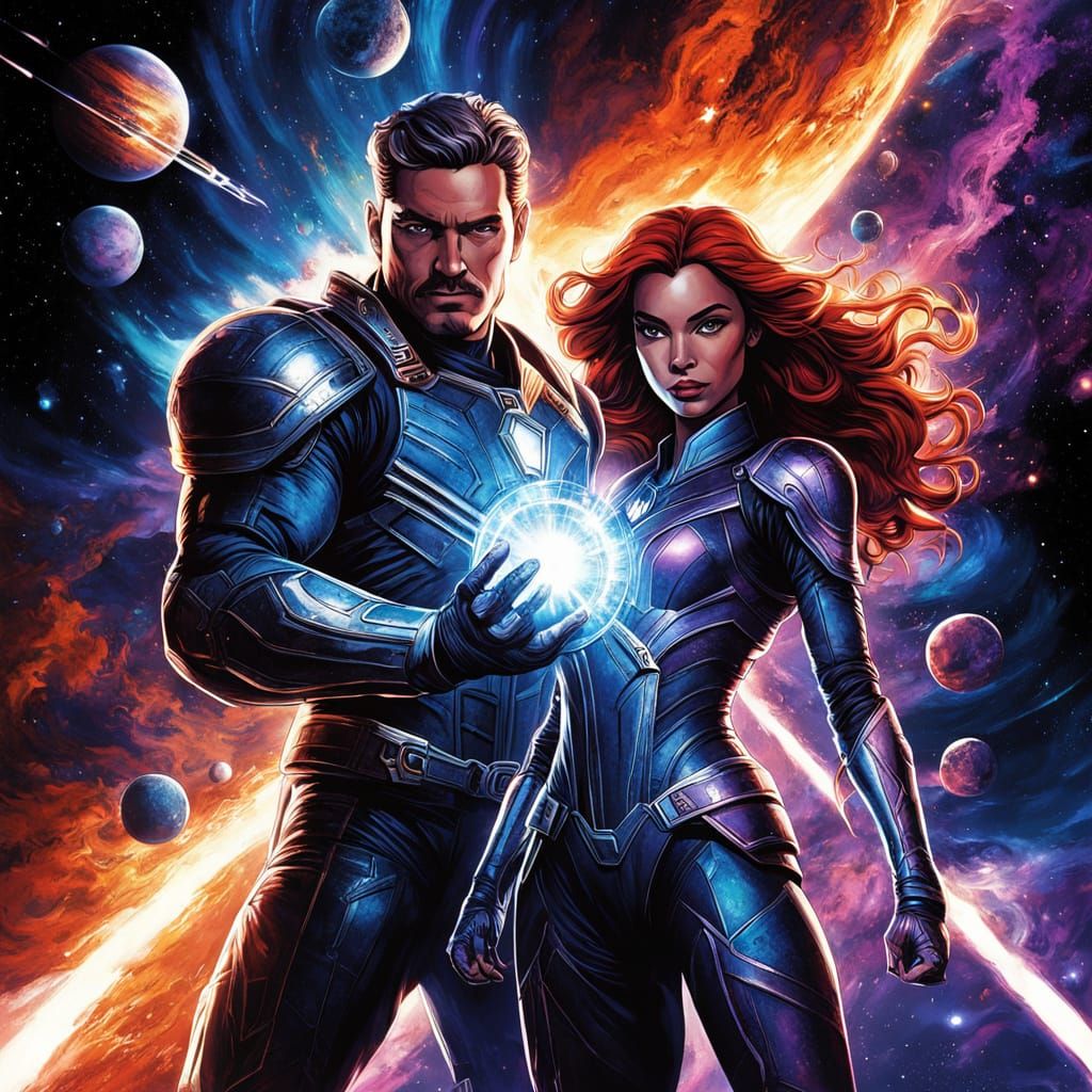CAPTAIN ORION BLAZE AND DR. LYRA STARFIRE, MEMBERS OF THE ELITE ...