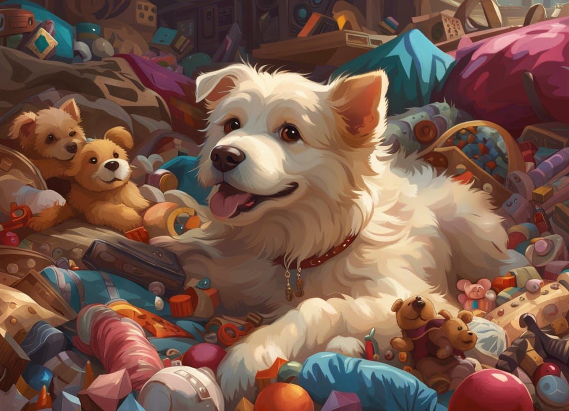 Ruff Day - AI Generated Artwork - NightCafe Creator