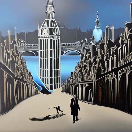 creepy shadow in London-very detailed-very realistic-6666666666k-55d-hd ...