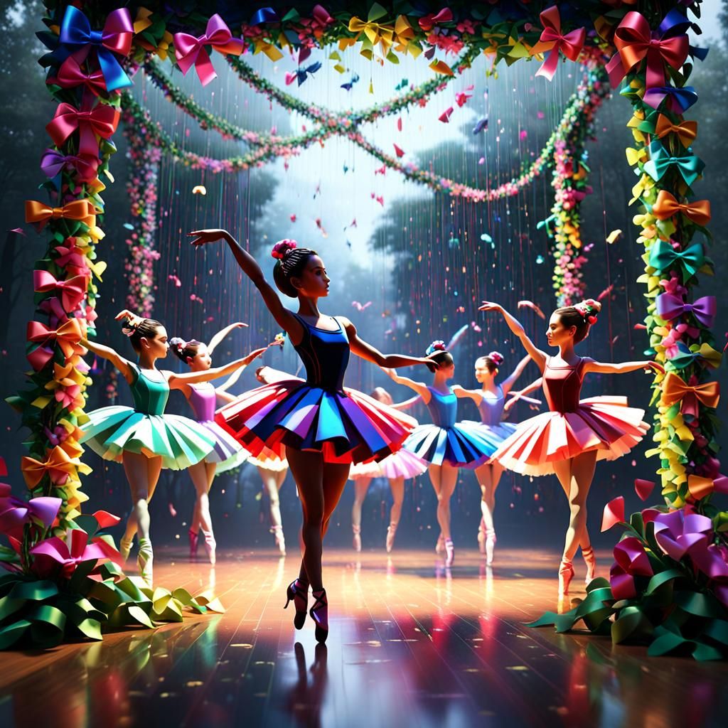 Rain-Bow Ballet - AI Generated Artwork - NightCafe Creator