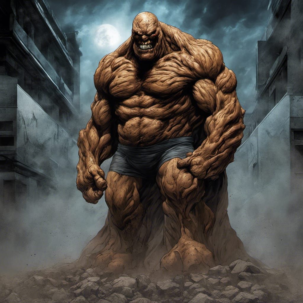 Hyperrealistic image of D.C. Comics Clayface, Menacing, 16k resolution ...
