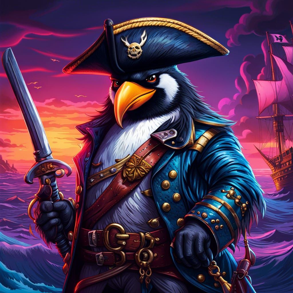 Cpt. Slippery Steve - AI Generated Artwork - NightCafe Creator