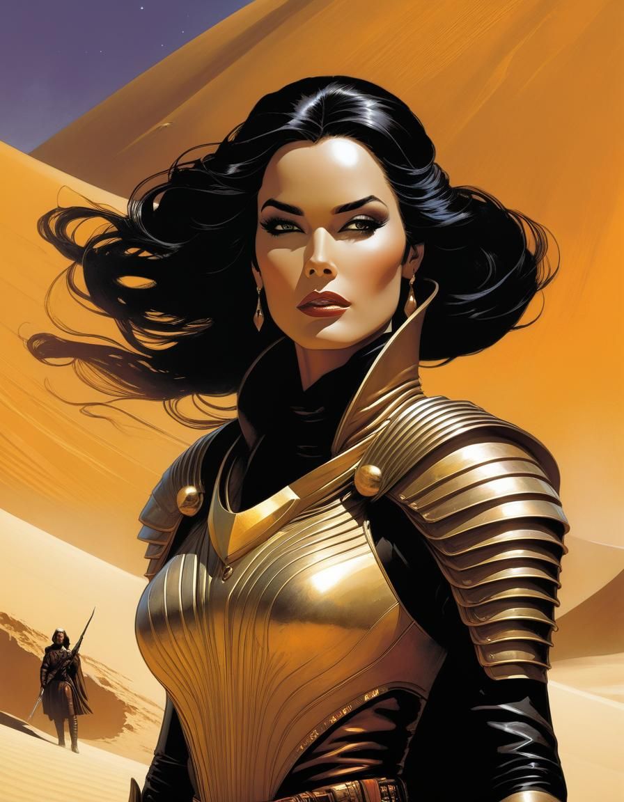 Lady Jessica on Arrakis - AI Generated Artwork - NightCafe Creator