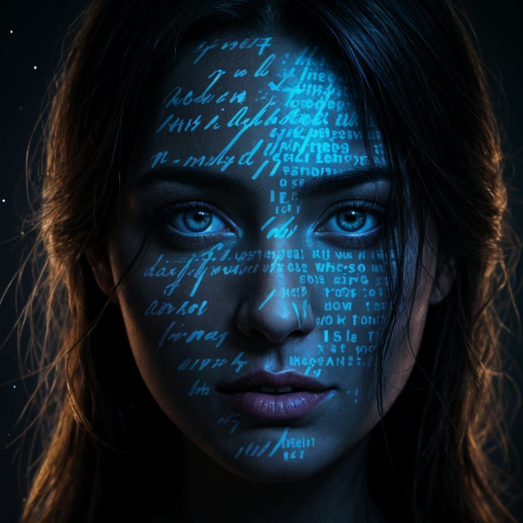 Calligraphy - It's all about your personality... - AI Generated Artwork ...