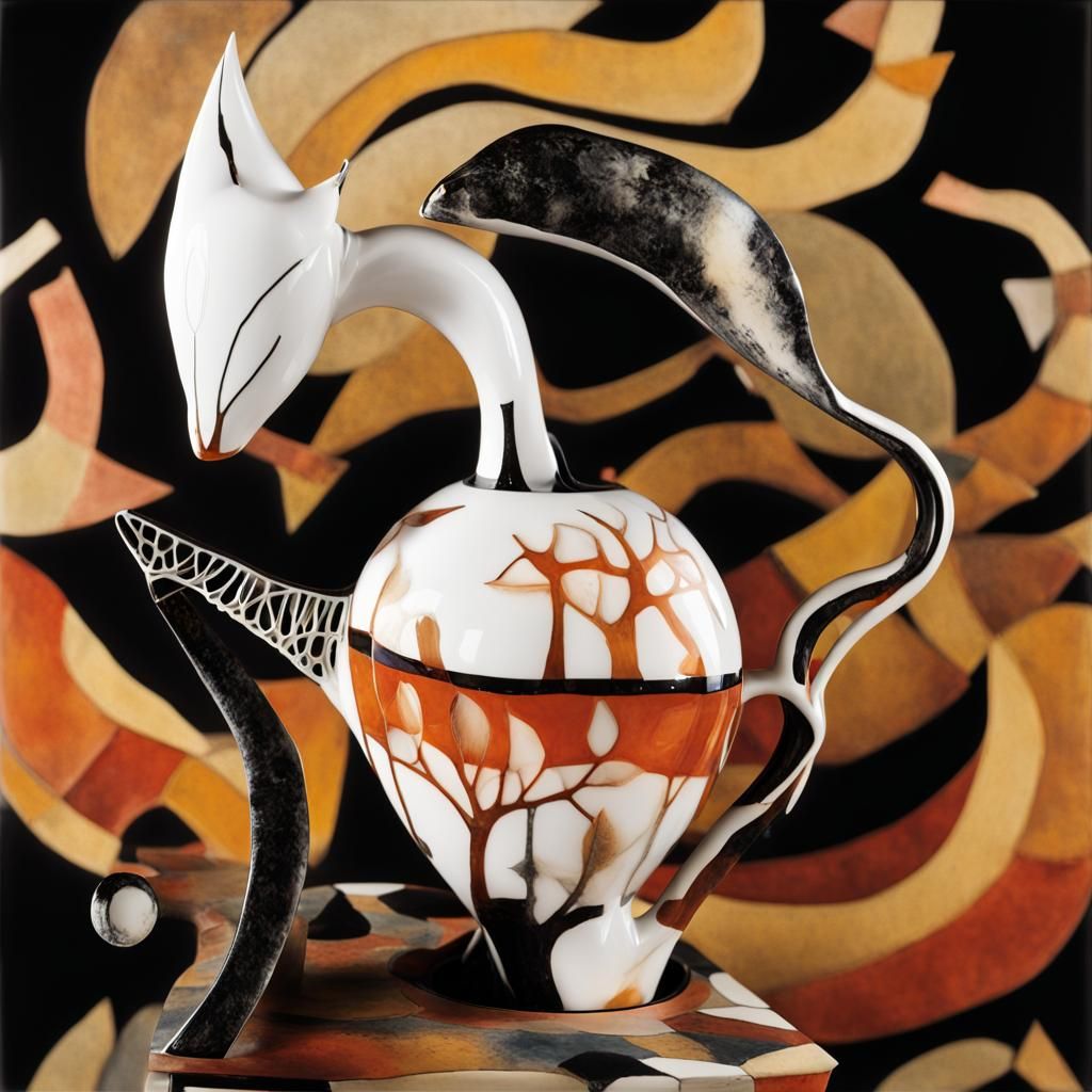 sureal tea set ceramic Salvador Dali collaboration Paul Klee and Tim ...