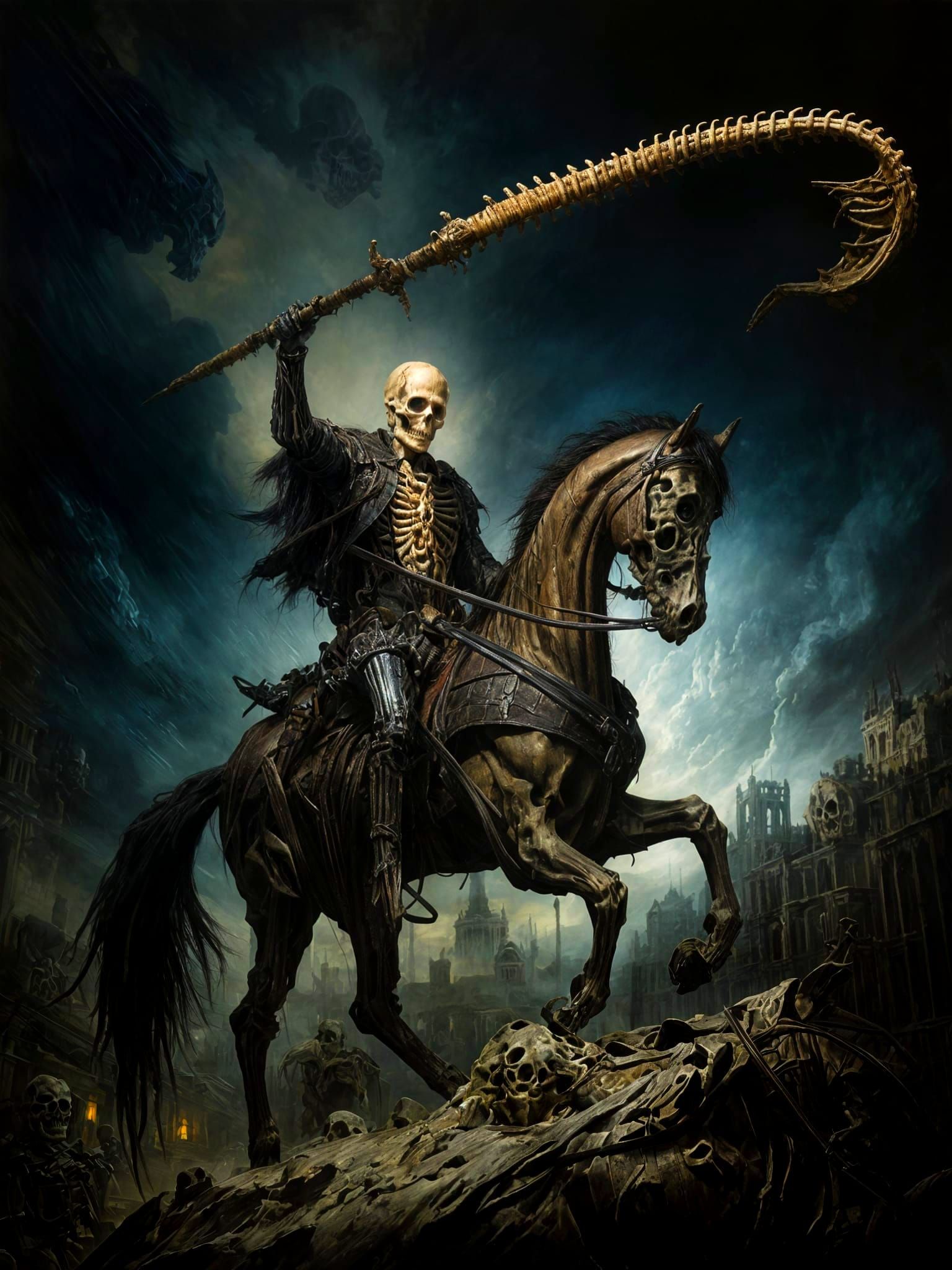 Hell's Horseman - Macabre Medieval Masterpiece: A Headless H...