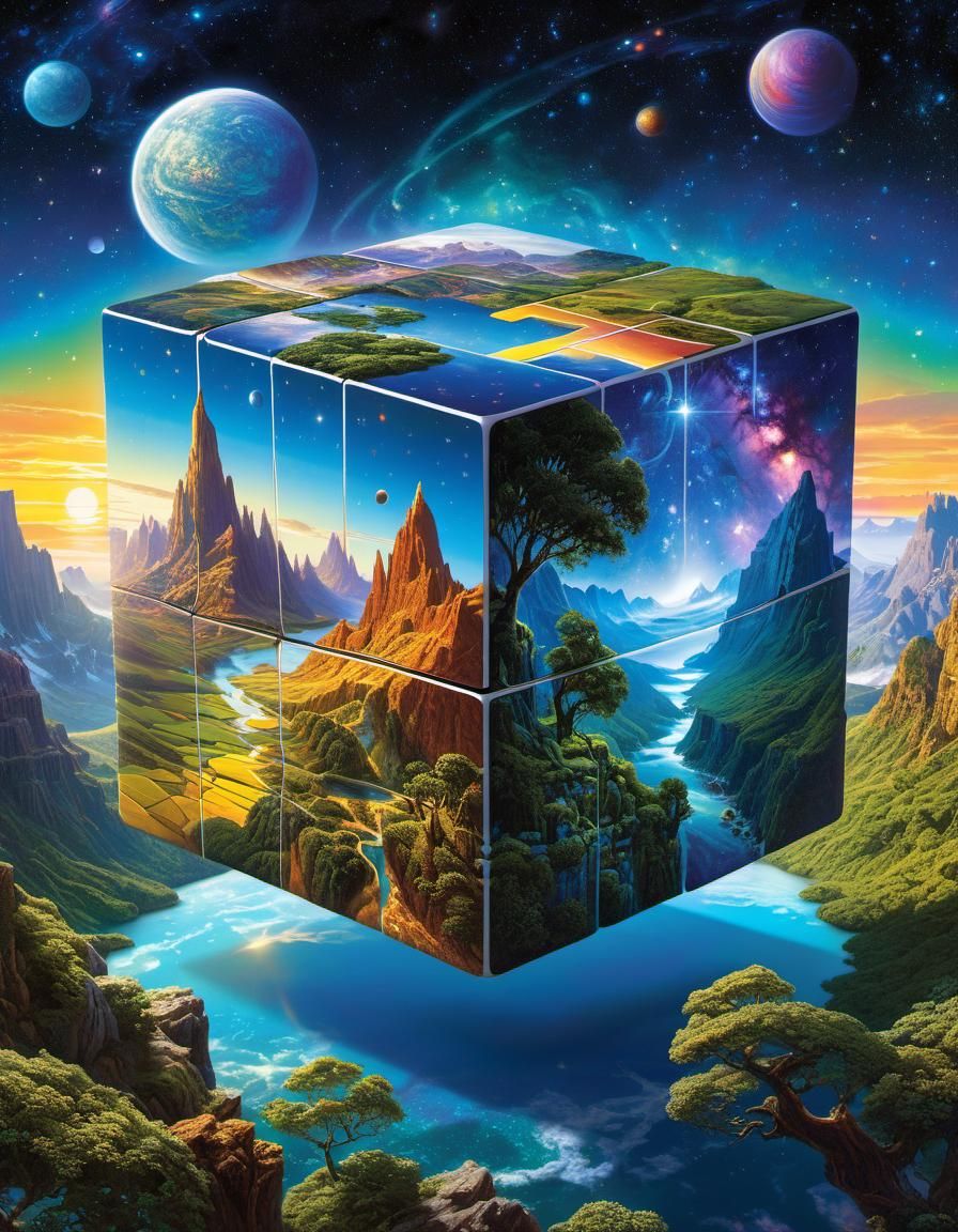 Multiverse puzzle? - AI Generated Artwork - NightCafe Creator