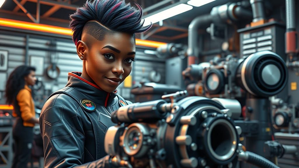 Futuristic Wakandan Scientist in State-of-the-Art ... - AI Art