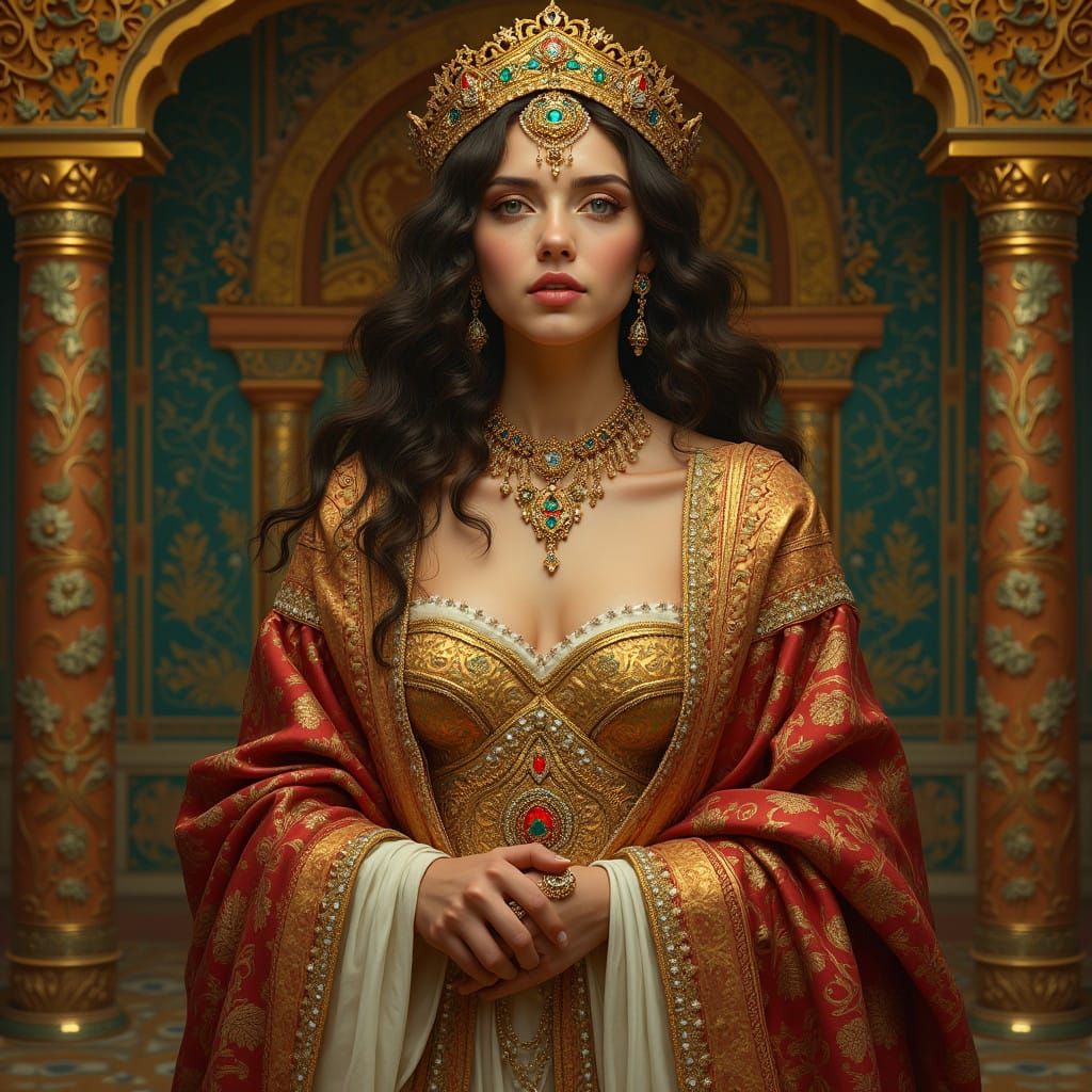 imagens da rainha ester da biblia - Regal Queen Esther in Op...