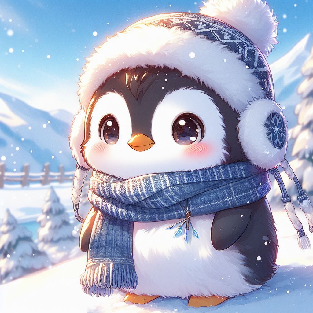 Cute Penguin - AI Generated Artwork - NightCafe Creator