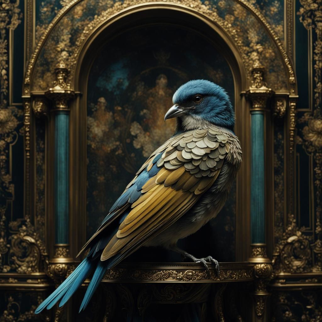 The bird that winds up the world - AI Generated Artwork - NightCafe Creator