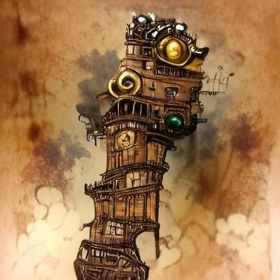 Blighted Steampunk Tower