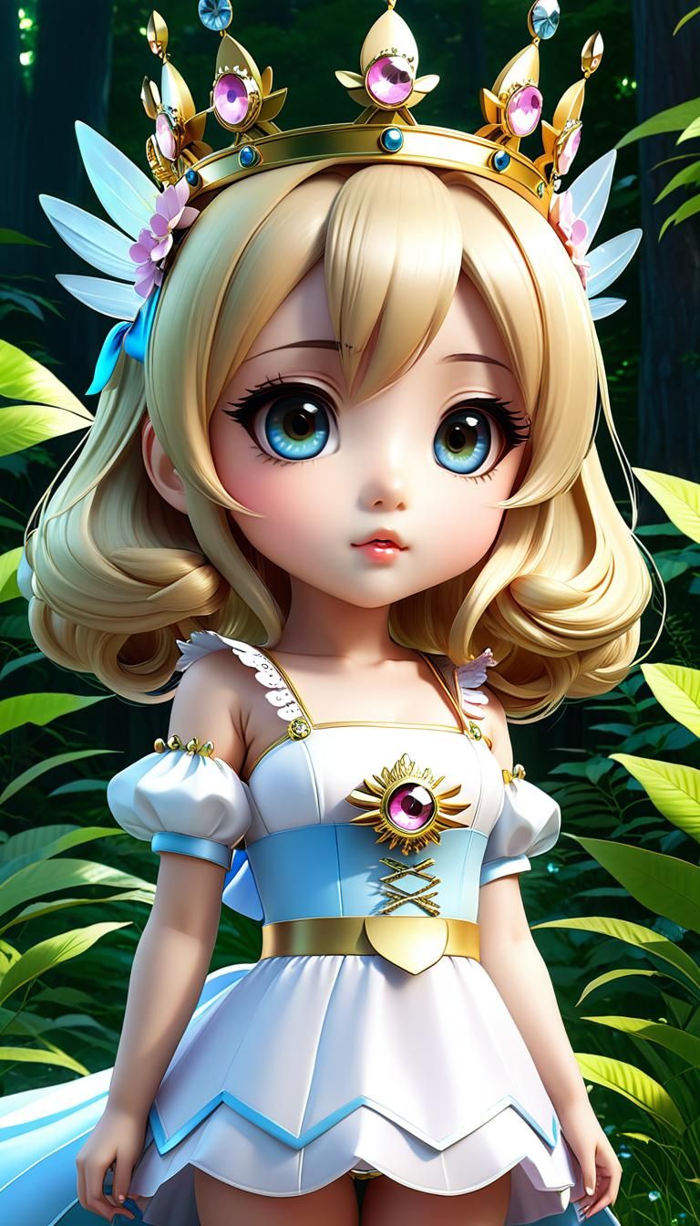 Chibi Queen - AI Generated Artwork - NightCafe Creator