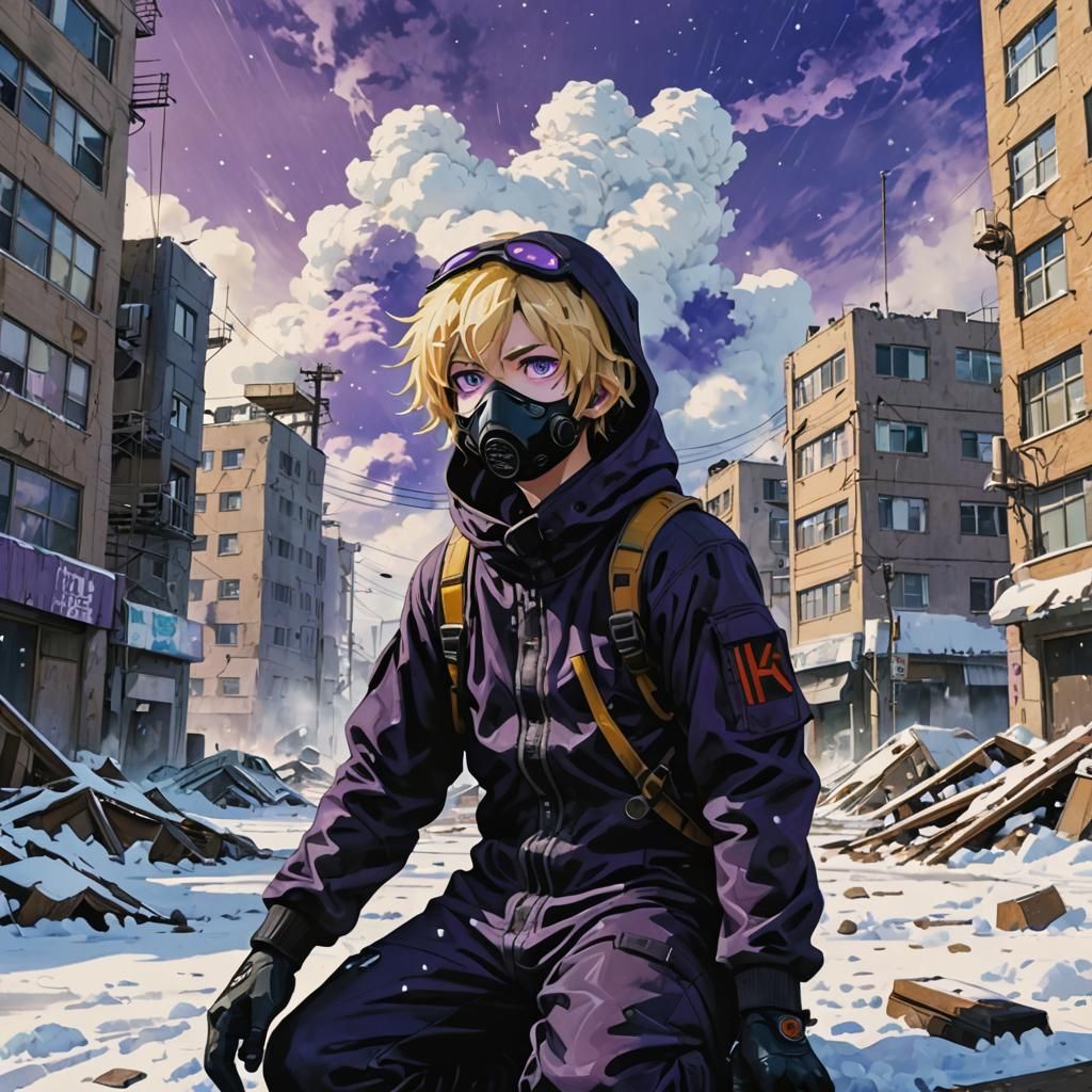 Scout 4 - Post-Apocalyptic Boy gazes at the Ruined Sky in a ...