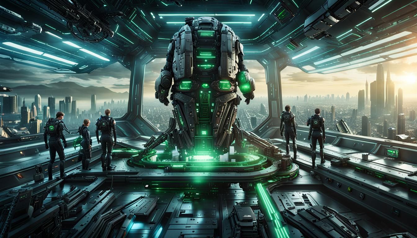 WE ARE THE BORG. - AI Generated Artwork - NightCafe Creator