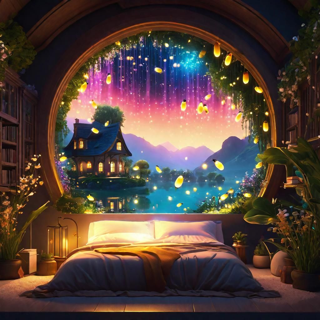 Magic Bedroom - AI Generated Artwork - NightCafe Creator
