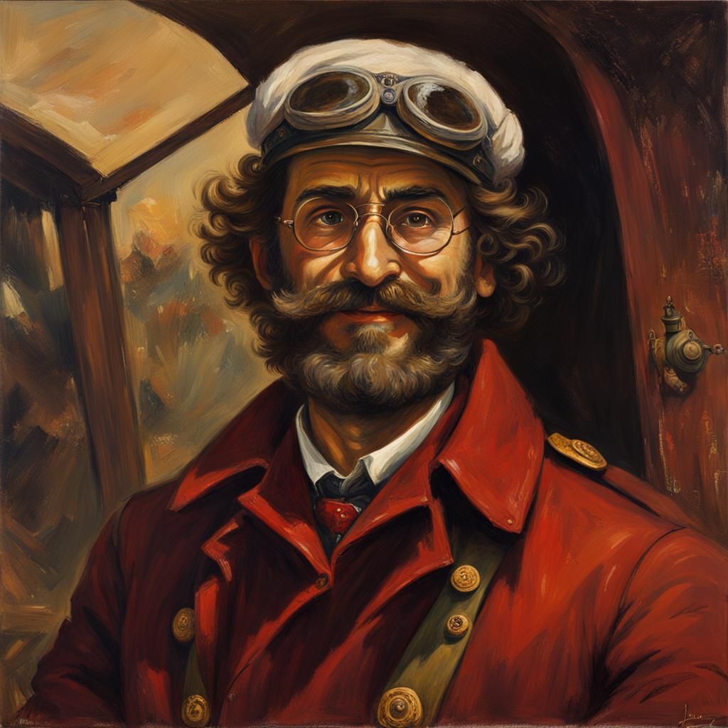 The Flying Clown - AI Generated Artwork - NightCafe Creator