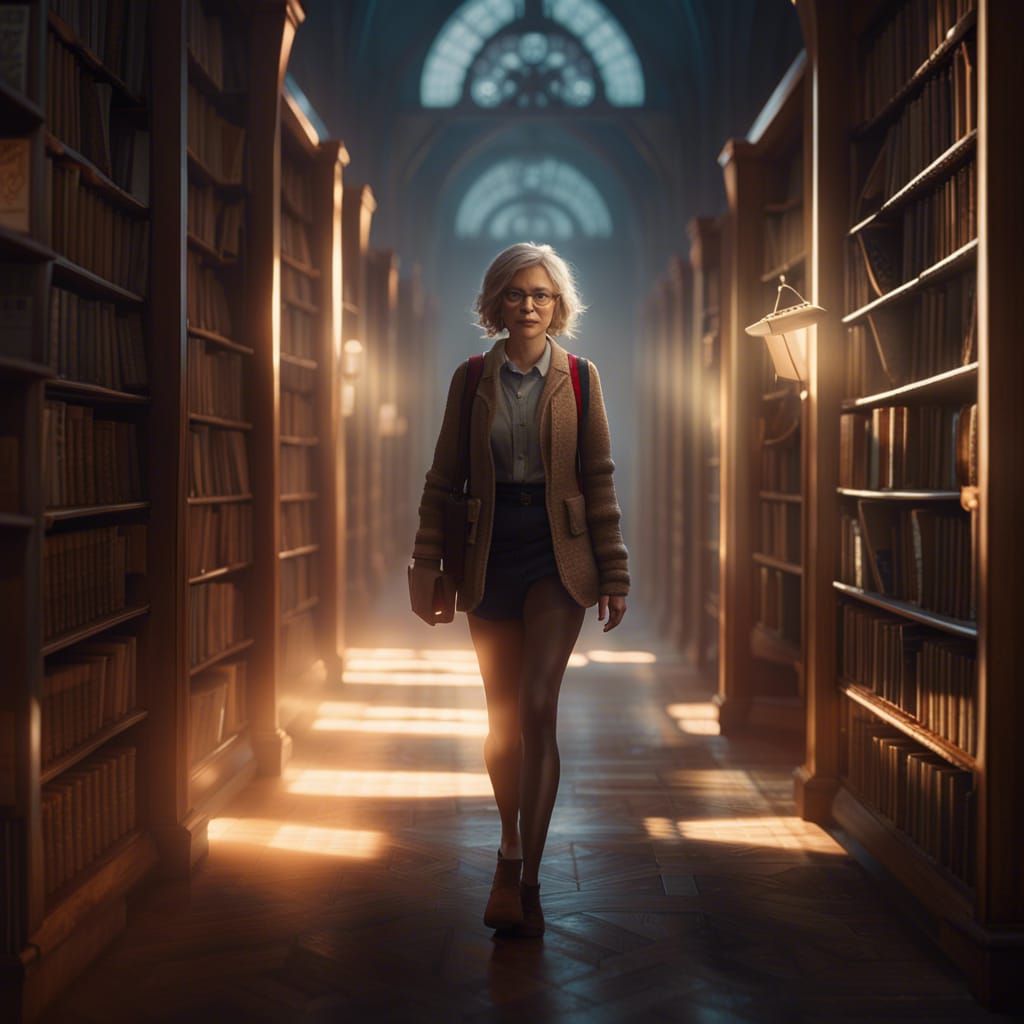 Librarian - AI Generated Artwork - NightCafe Creator
