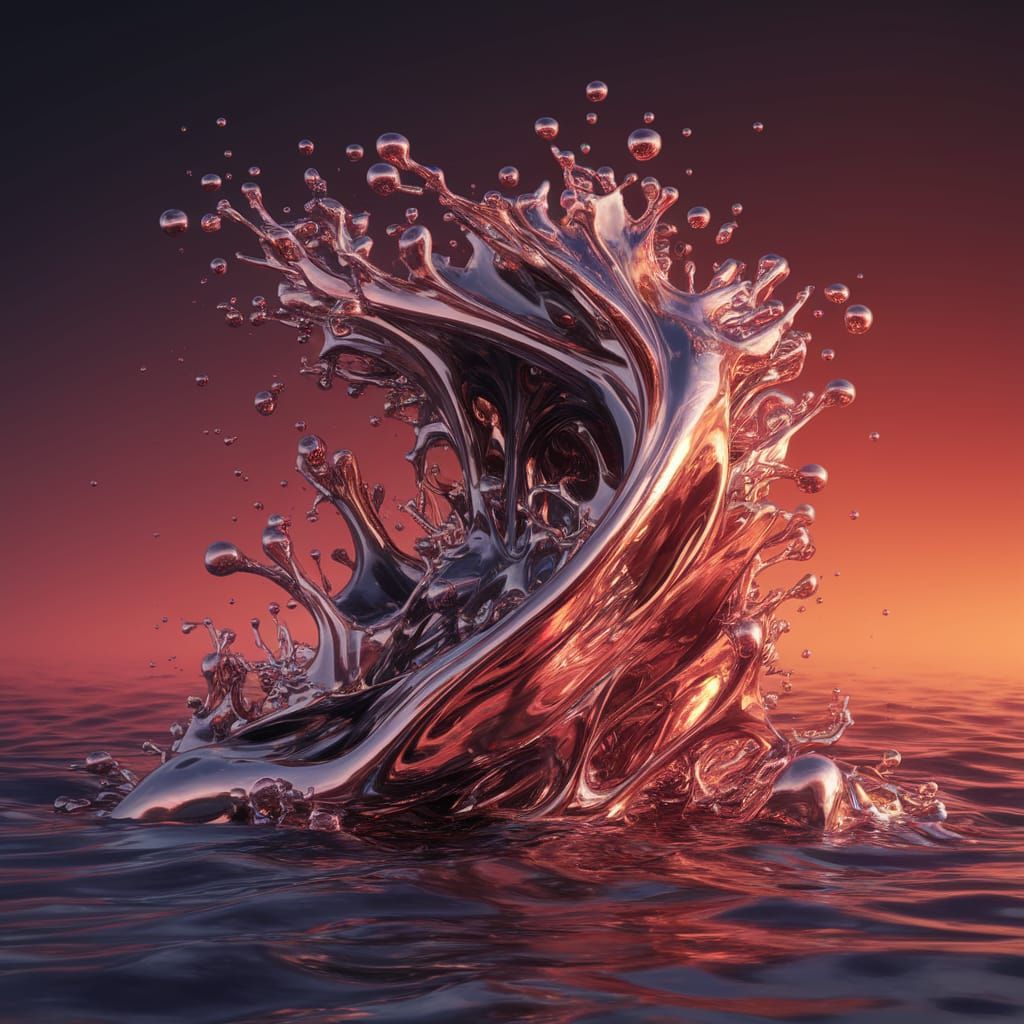 Stunning Fantastical Sea Matte Painting in High-De... - AI Art