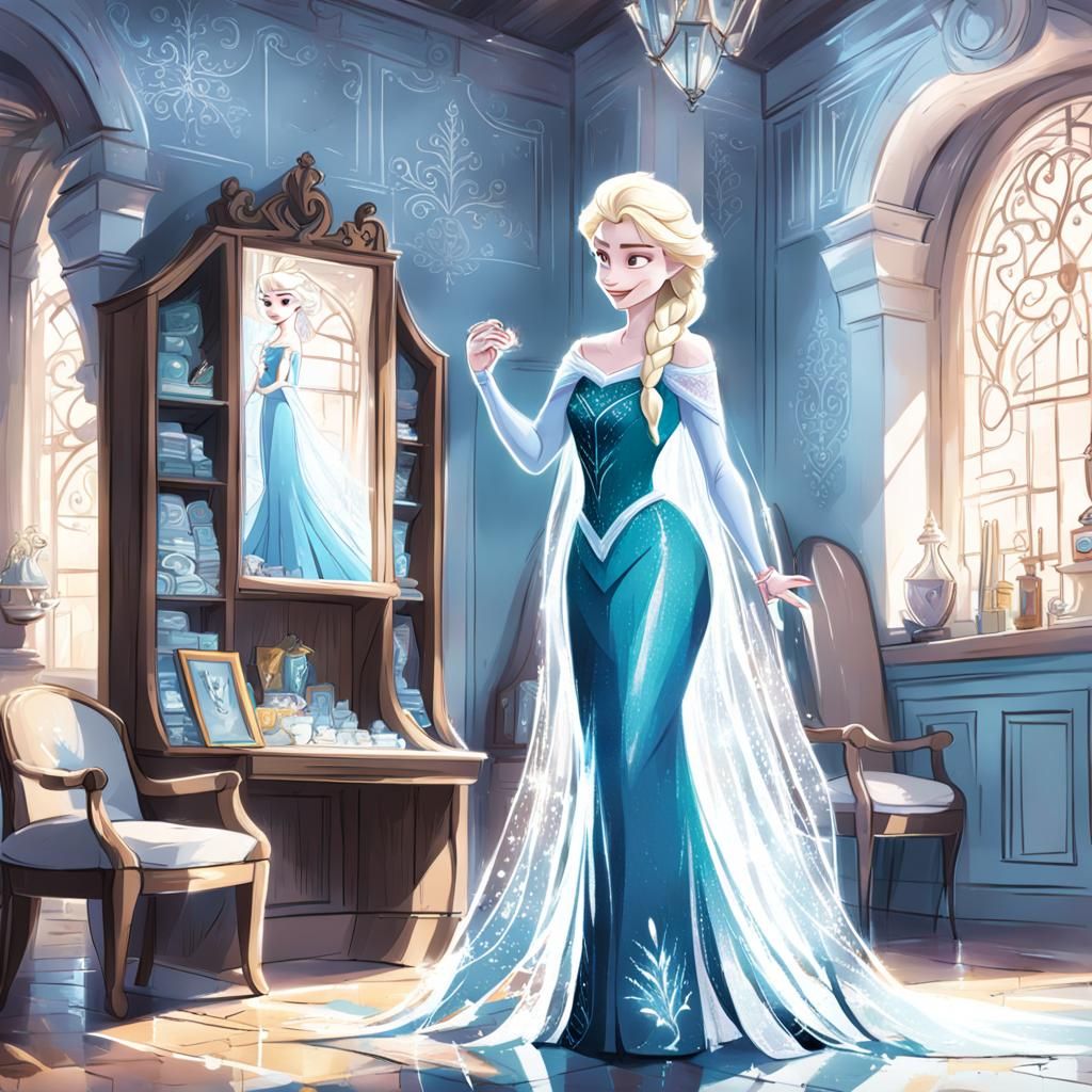 elsa. - AI Generated Artwork - NightCafe Creator