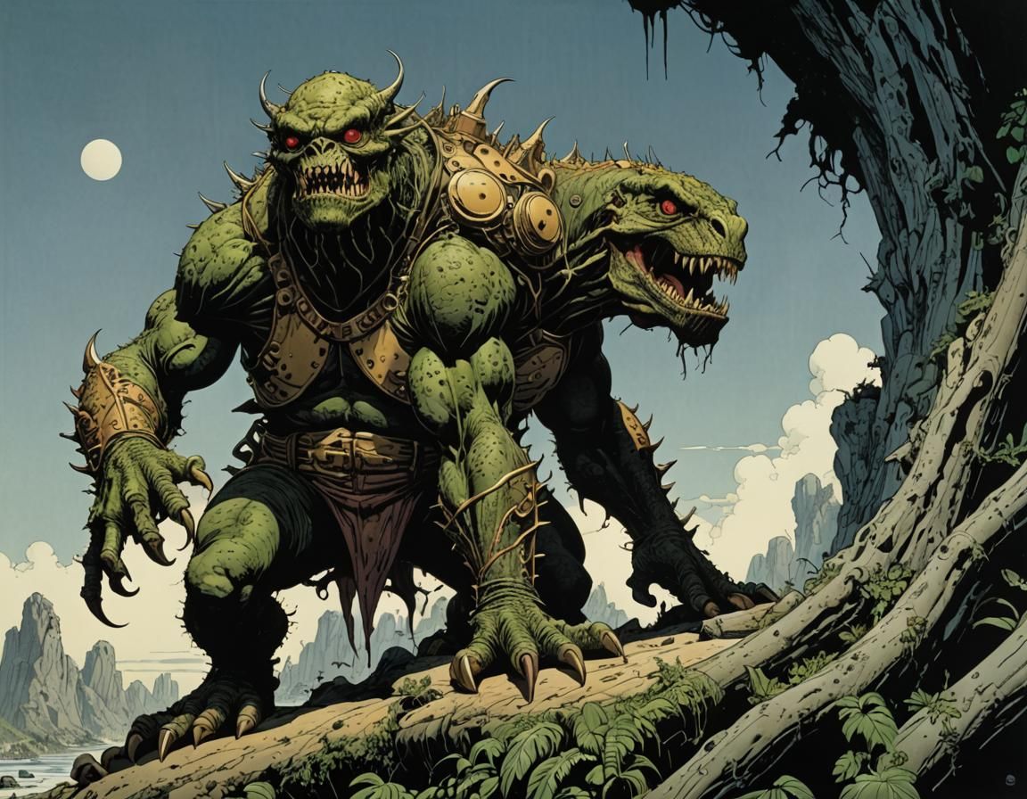 Infernal Abomination - AI Generated Artwork - NightCafe Creator