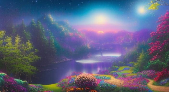 Fantasy world - AI Generated Artwork - NightCafe Creator