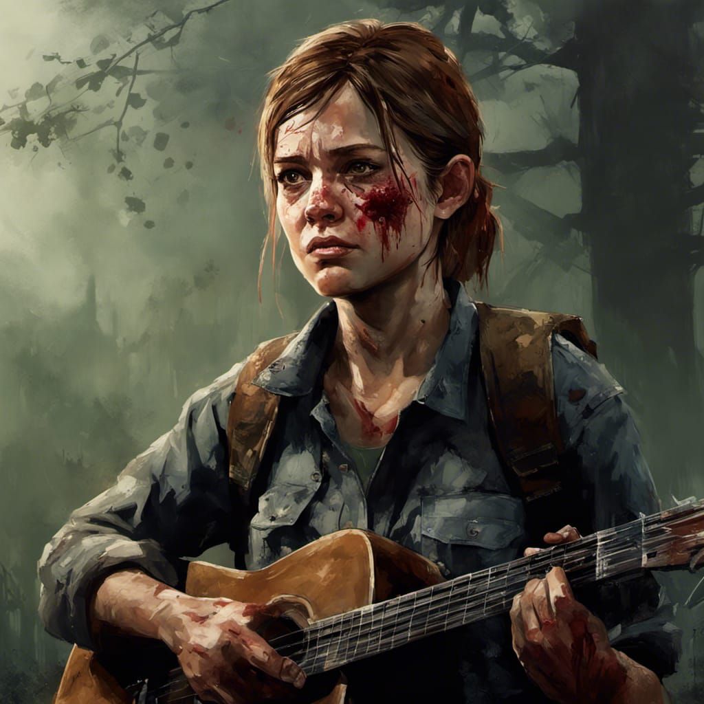The last of us game ellie and zombie - AI Generated Artwork - NightCafe ...