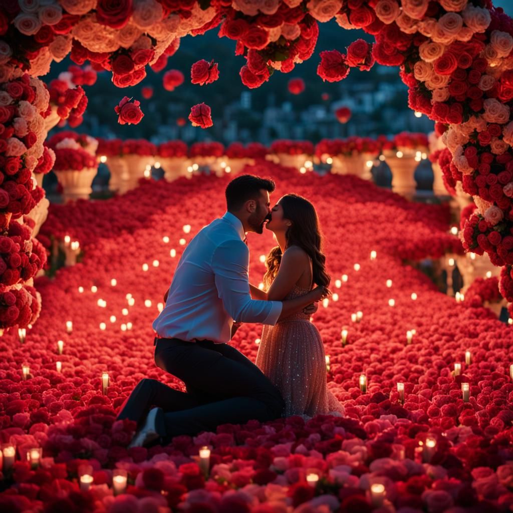 The most beautiful proposal day - AI Generated Artwork - NightCafe Creator
