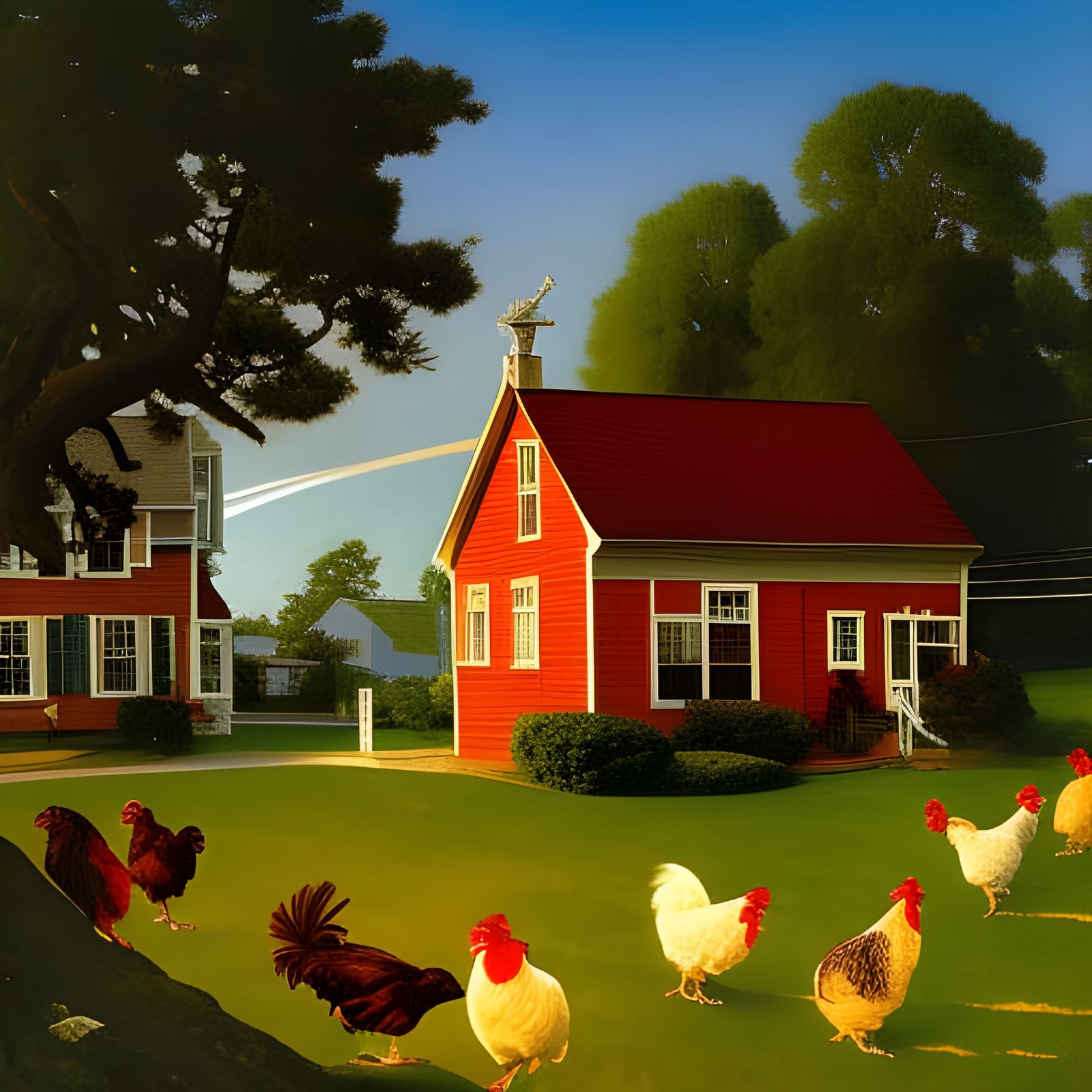 Barnyard - AI Generated Artwork - NightCafe Creator