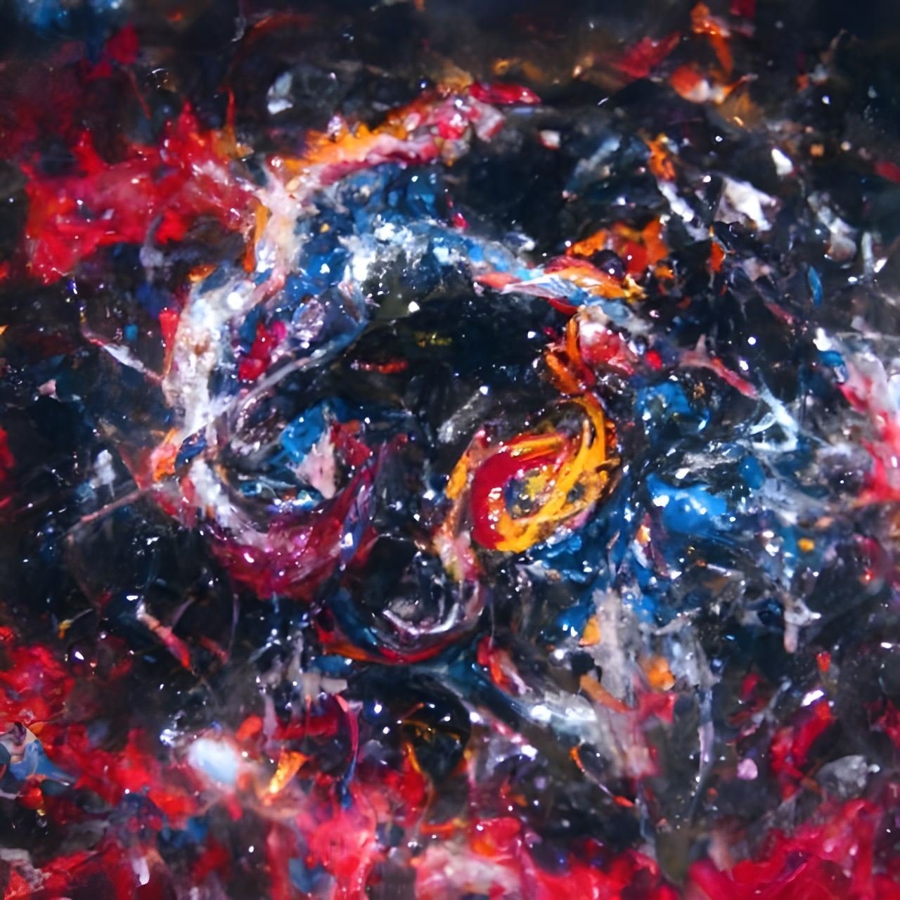 Burning Galaxy - AI Generated Artwork - NightCafe Creator