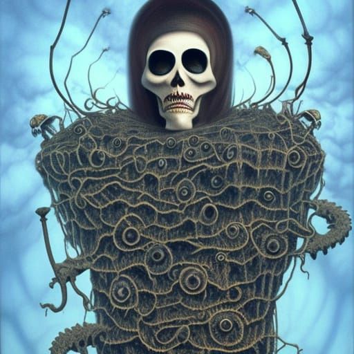 Classy skeleton - AI Generated Artwork - NightCafe Creator