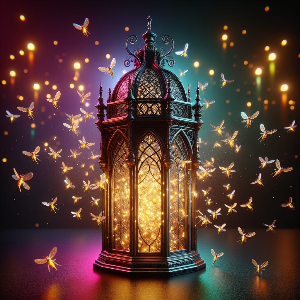 firefly lantern 2 - AI Generated Artwork - NightCafe Creator